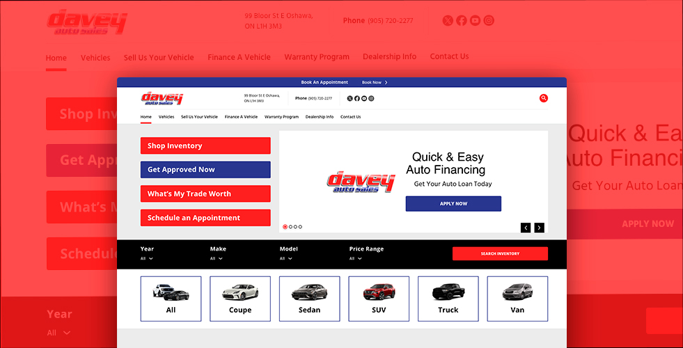 Welcome to Davey Auto Sales | Used Car Dealer in Oshawa, ON